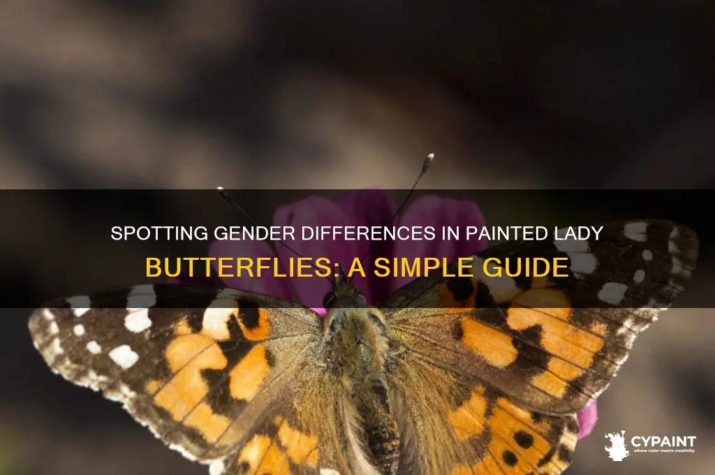 Spotting Gender Differences In Painted Lady Butterflies: A Simple Guide ...