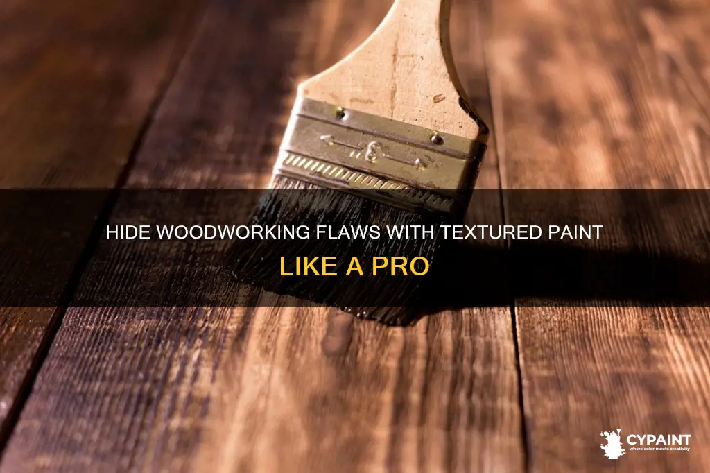 Hide Woodworking Flaws With Textured Paint Like A Pro | CyPaint