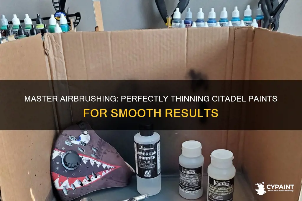 Master Airbrushing: Perfectly Thinning Citadel Paints For Smooth ...
