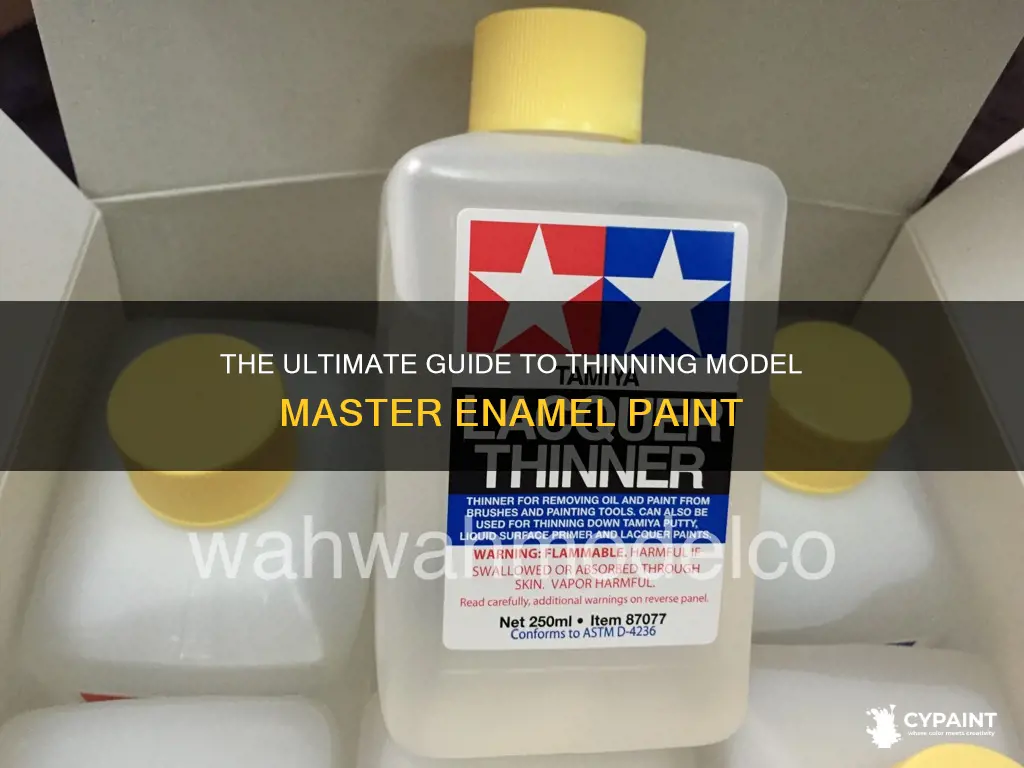 The Ultimate Guide To Thinning Model Master Enamel Paint | CyPaint