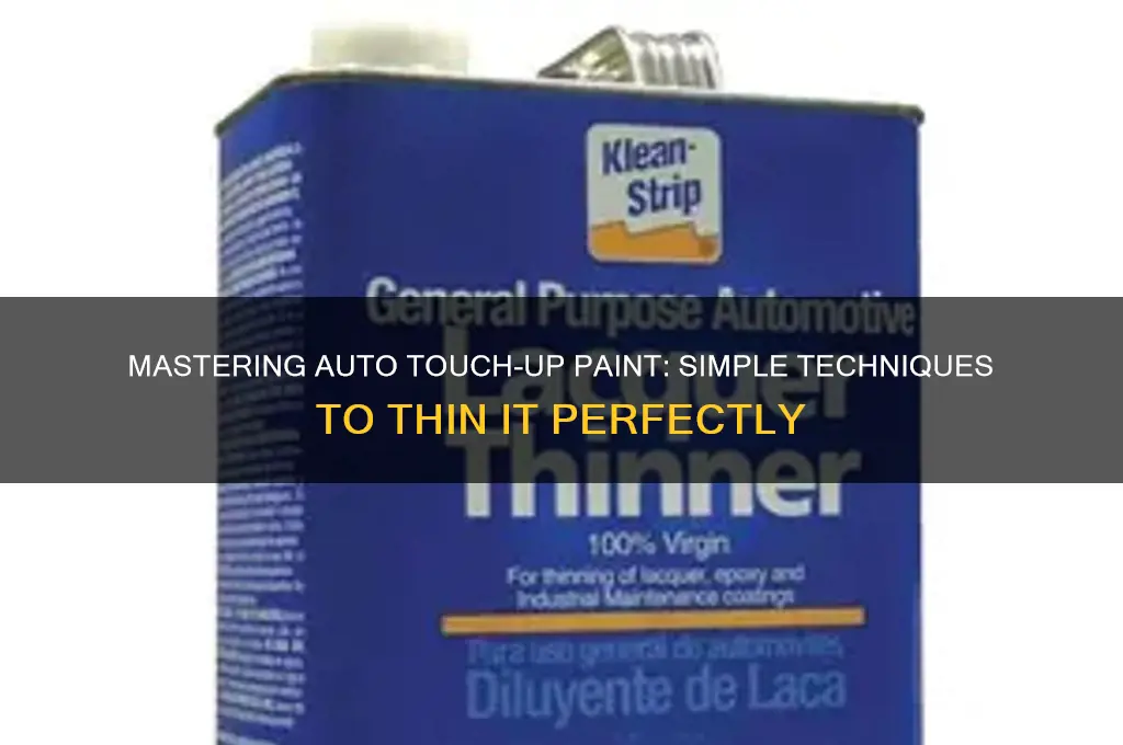 How To Smooth Out Auto Touch Up Paint