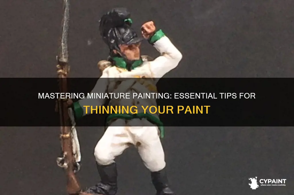 Mastering Miniature Painting: Essential Tips For Thinning Your Paint ...