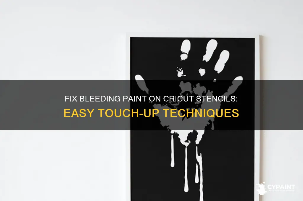 Fix Bleeding Paint On Cricut Stencils: Easy Touch-Up Techniques | CyPaint