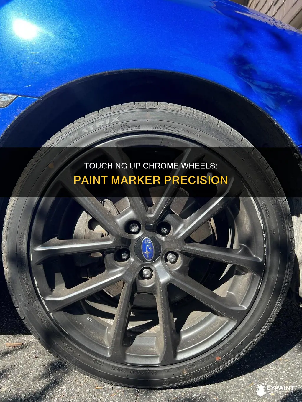 Touching Up Chrome Wheels: Paint Marker Precision | CyPaint
