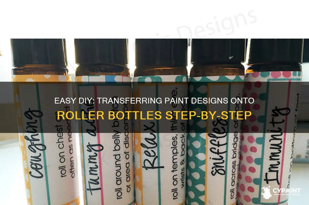 Easy Diy: Transferring Paint Designs Onto Roller Bottles Step-By-Step ...