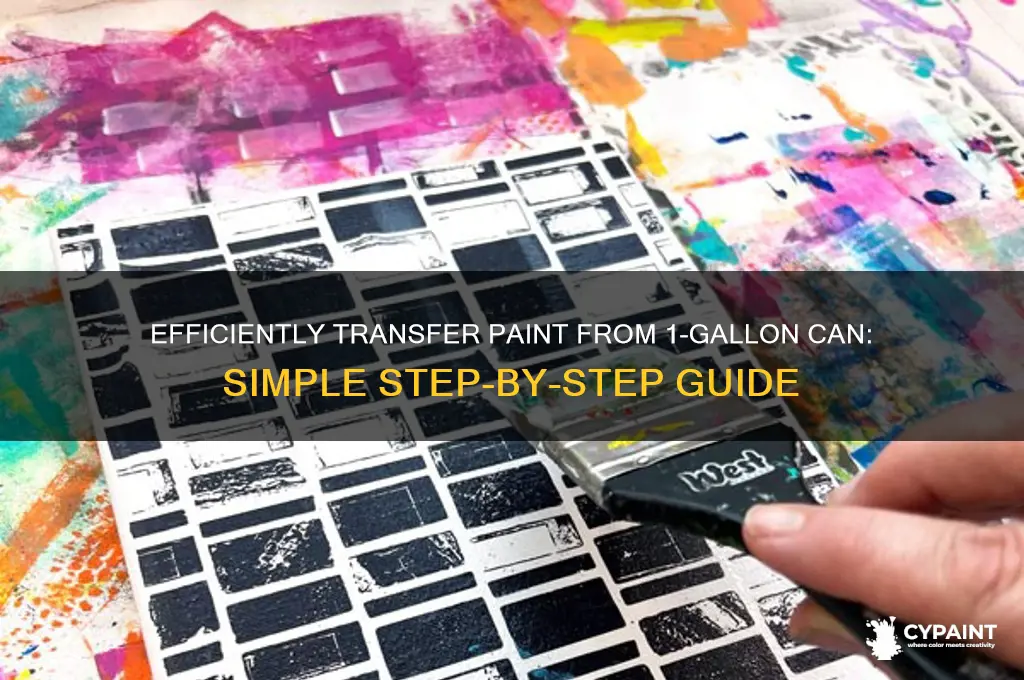 Efficiently Transfer Paint From 1-Gallon Can: Simple Step-By-Step Guide ...
