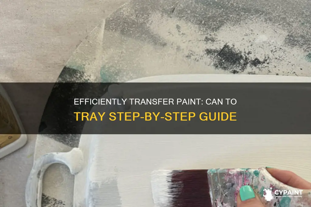 Efficiently Transfer Paint: Can To Tray Step-By-Step Guide | CyPaint