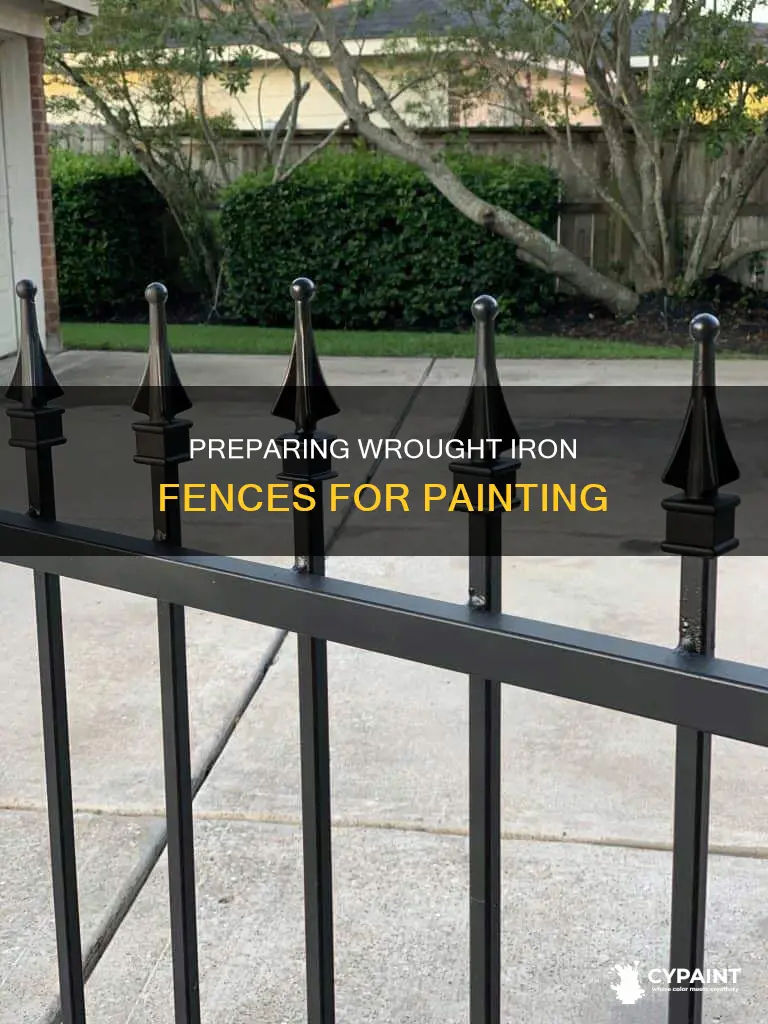 Preparing Wrought Iron Fences For Painting | CyPaint