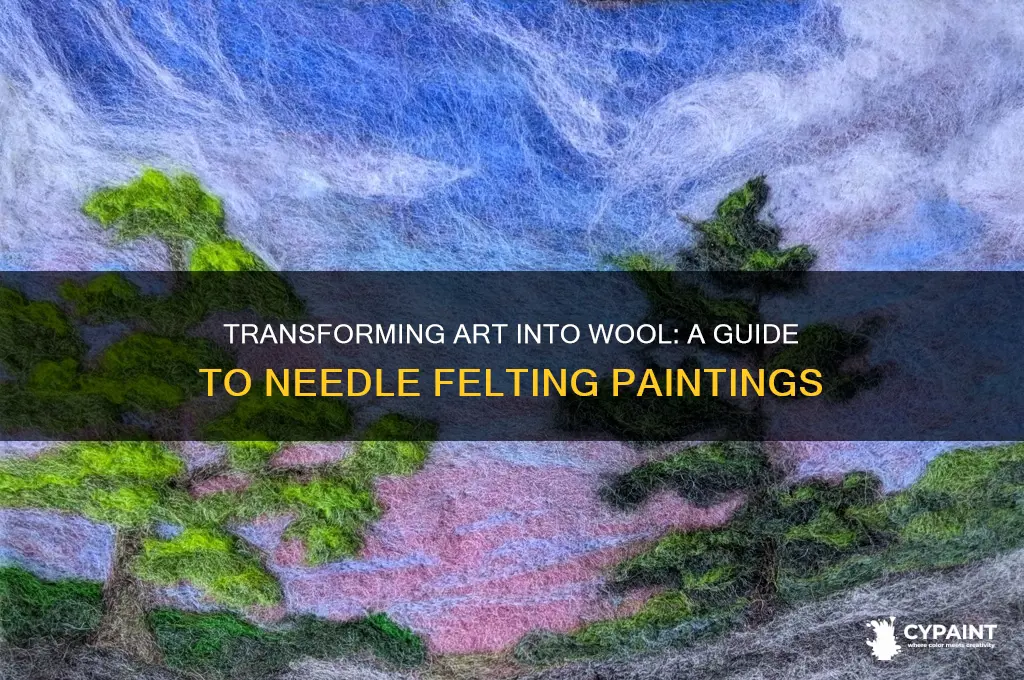 Transforming Art Into Wool: A Guide To Needle Felting Paintings | CyPaint