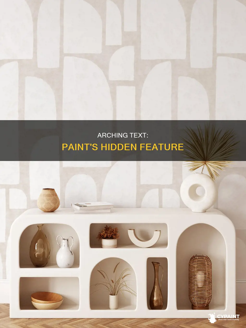 Arching Text: Paint's Hidden Feature | CyPaint