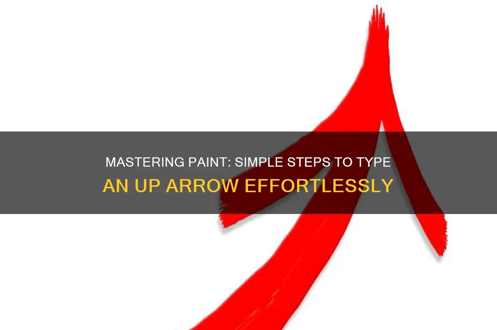 Mastering Paint: Simple Steps To Type An Up Arrow Effortlessly | CyPaint