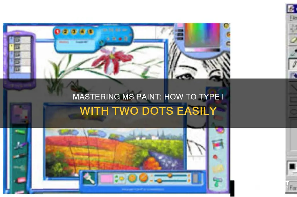 Mastering Ms Paint: How To Type I With Two Dots Easily | CyPaint