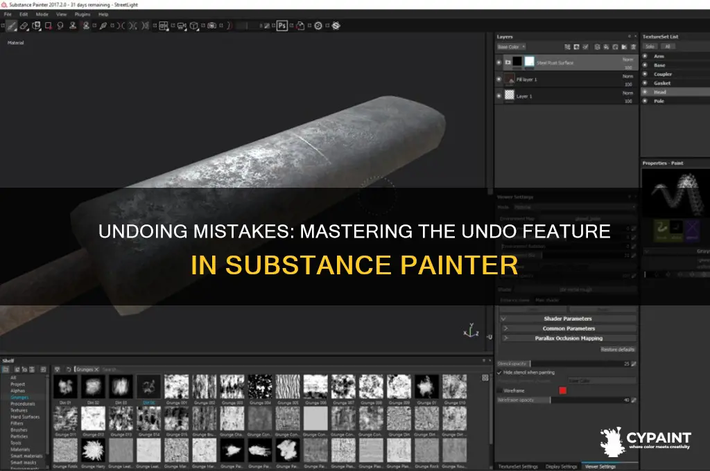 Undoing Mistakes: Mastering The Undo Feature In Substance Painter | CyPaint