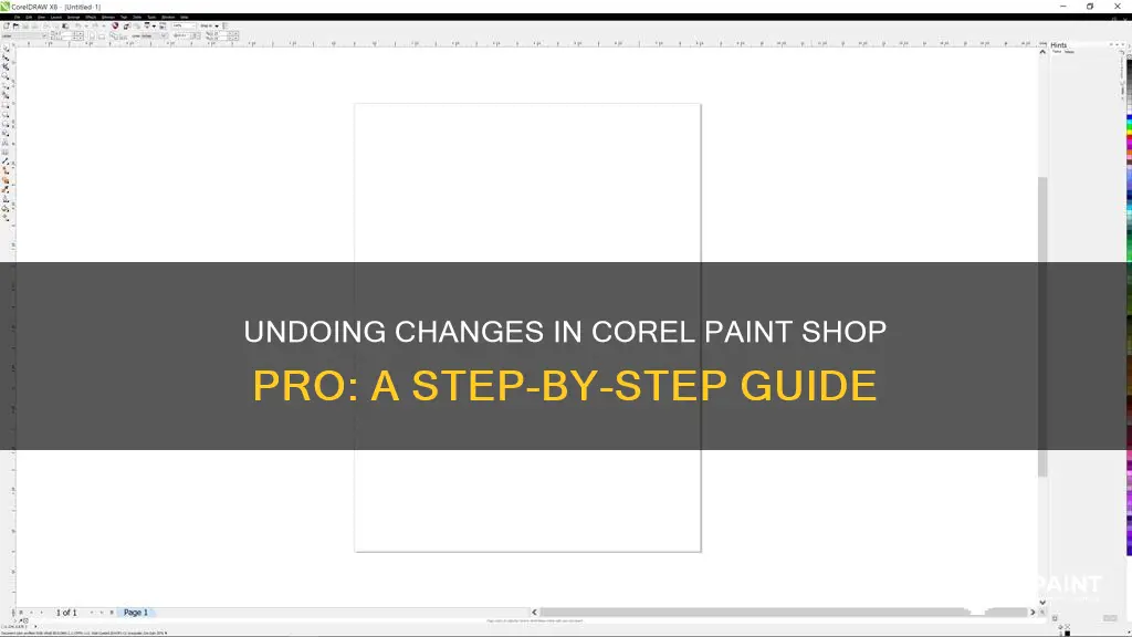 Undoing Changes In Corel Paint Shop Pro: A Step-By-Step Guide | CyPaint