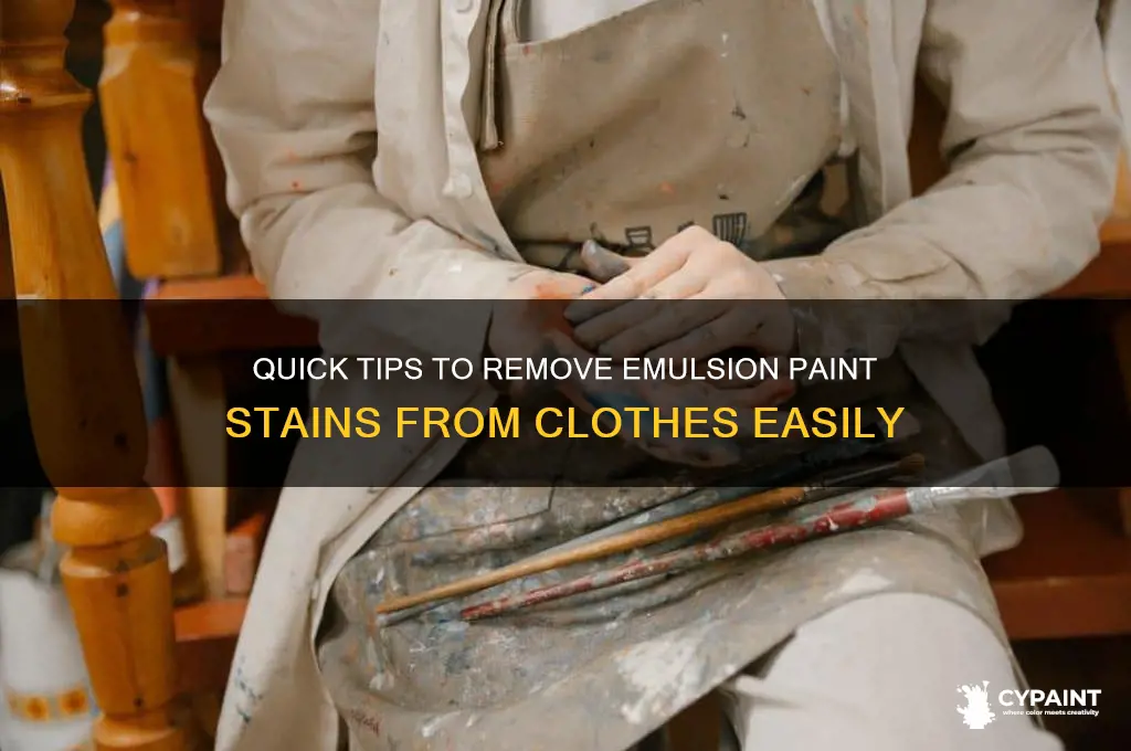 Quick Tips To Remove Emulsion Paint Stains From Clothes Easily | CyPaint