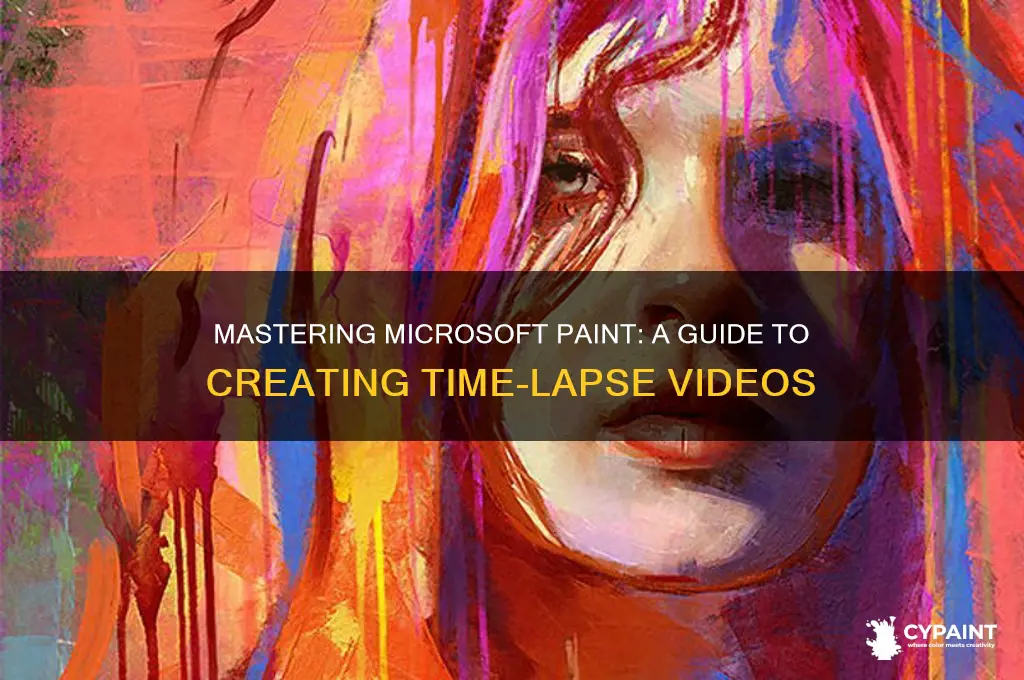 Mastering Microsoft Paint: A Guide To Creating Time-Lapse Videos | CyPaint
