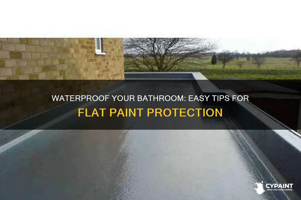 Waterproof Your Bathroom: Easy Tips For Flat Paint Protection | CyPaint