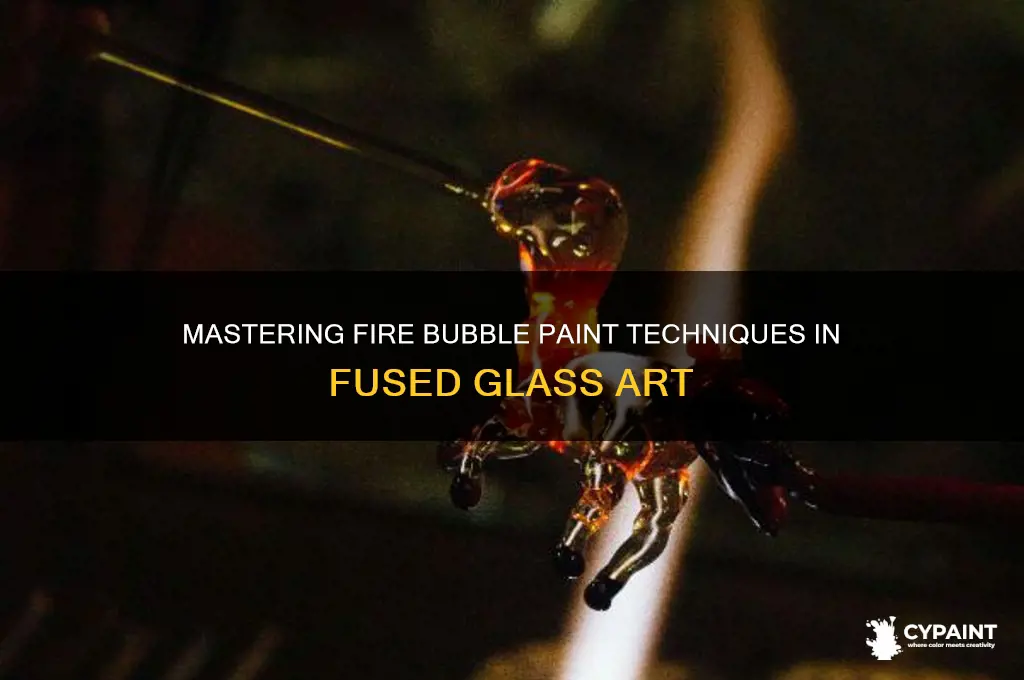 Mastering Fire Bubble Paint Techniques In Fused Glass Art | CyPaint