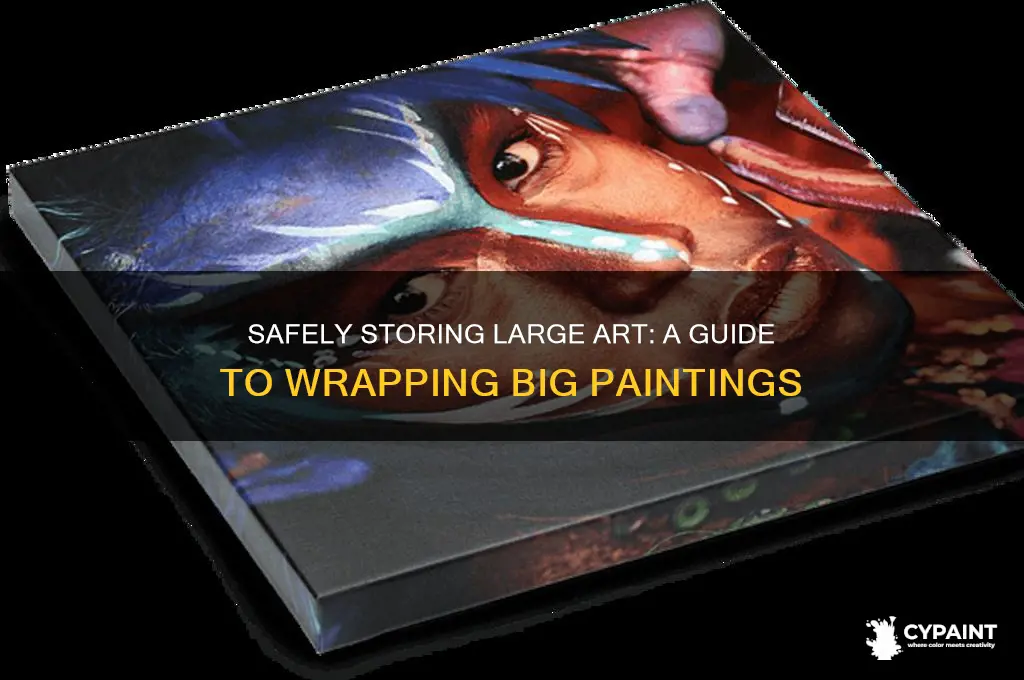 Safely Storing Large Art: A Guide To Wrapping Big Paintings | CyPaint