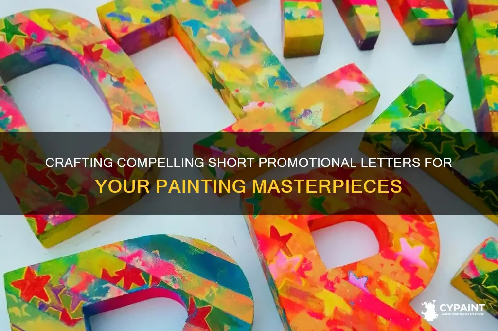 Crafting Compelling Short Promotional Letters For Your Painting ...