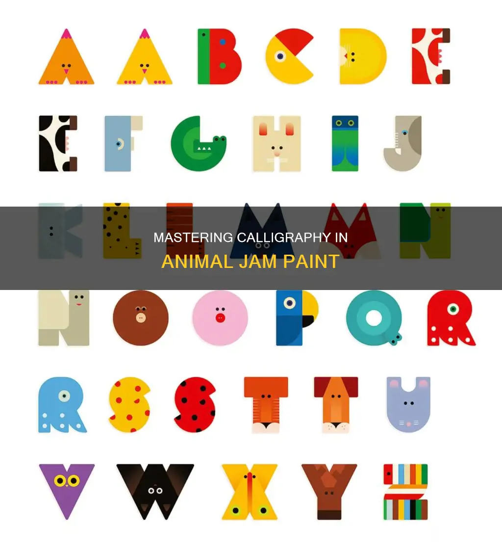 Mastering Calligraphy In Animal Jam Paint | CyPaint