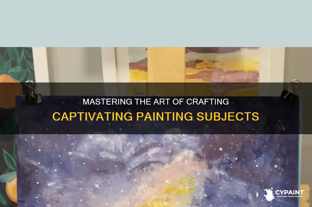 Mastering The Art Of Crafting Captivating Painting Subjects | CyPaint