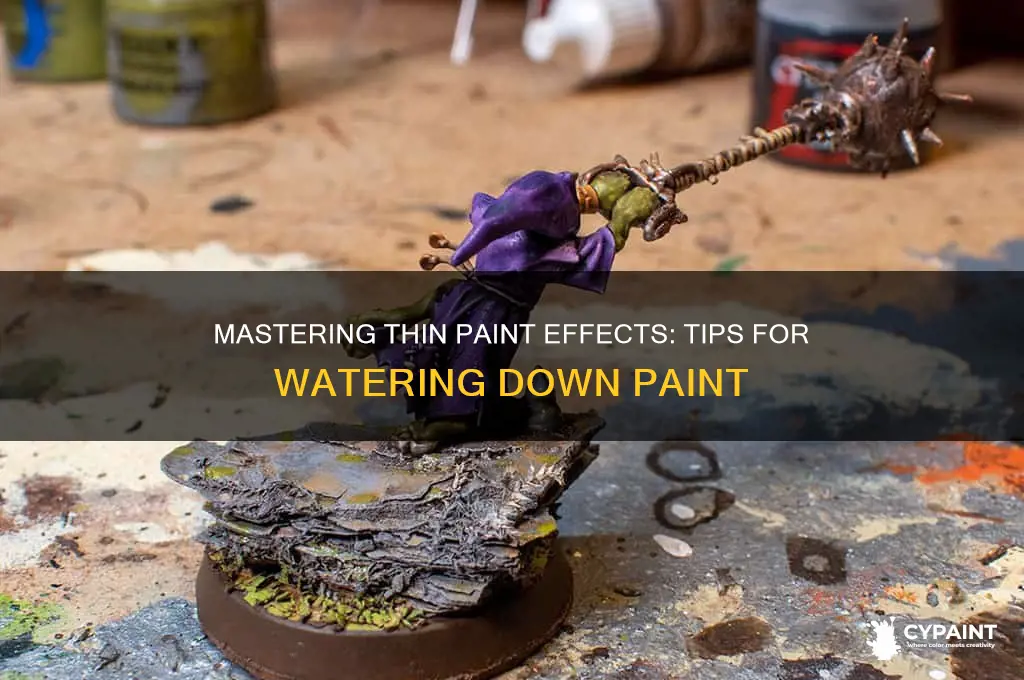 Mastering Thin Paint Effects: Tips For Watering Down Paint | CyPaint