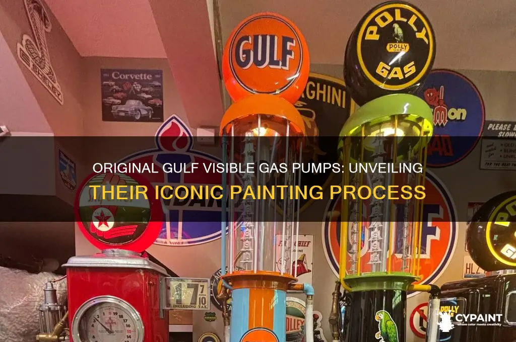 Original Gulf Visible Gas Pumps: Unveiling Their Iconic Painting ...