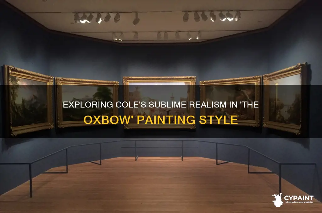 Exploring Cole's Sublime Realism In 'The Oxbow' Painting Style | CyPaint