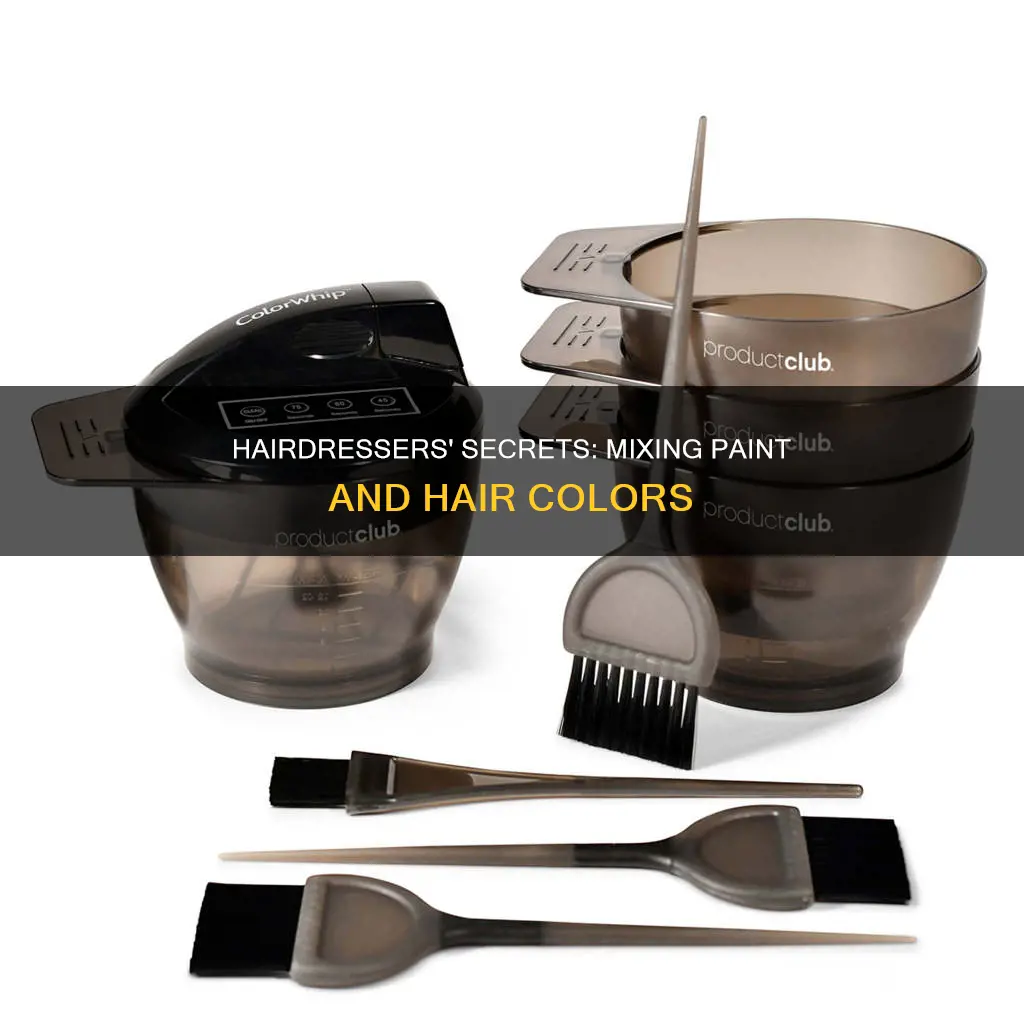 Hairdressers' Secrets: Mixing Paint And Hair Colors | CyPaint