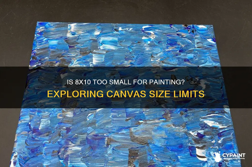 Is 8X10 Too Small For Painting? Exploring Canvas Size Limits | CyPaint
