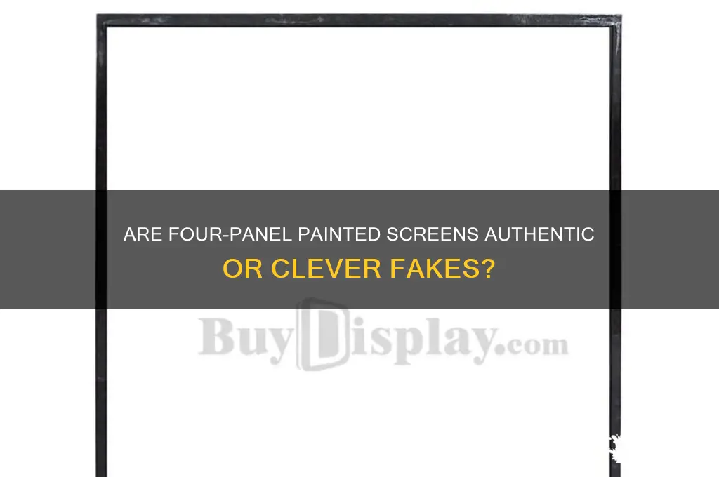 Are Four-Panel Painted Screens Authentic Or Clever Fakes? | CyPaint