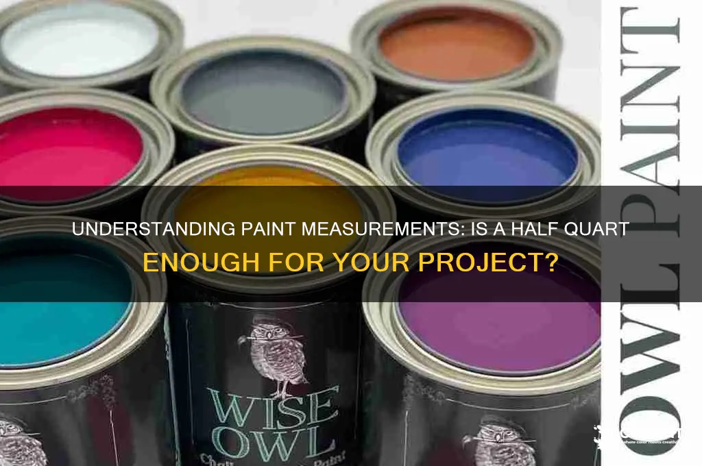 Understanding Paint Measurements: Is A Half Quart Enough For Your ...