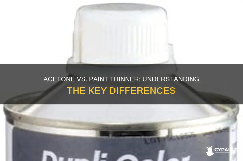 Acetone Vs. Paint Thinner: Understanding The Key Differences | CyPaint