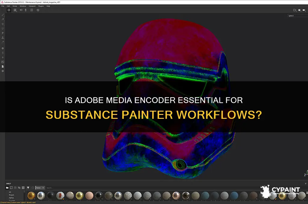 Is Adobe Media Encoder Essential For Substance Painter Workflows? | CyPaint