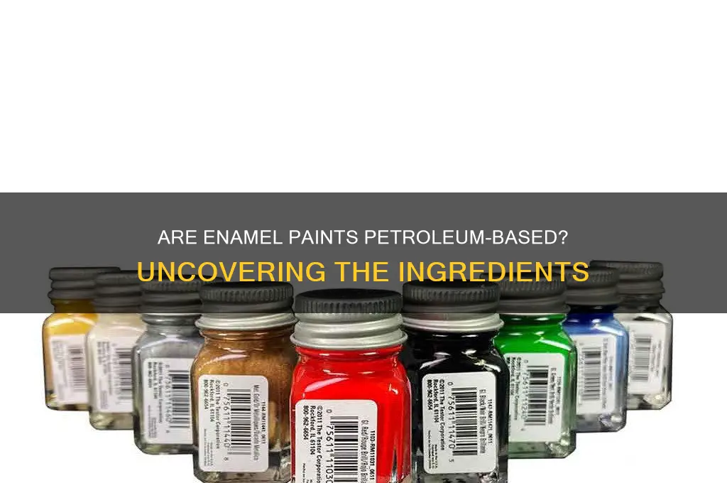 Are Enamel Paints Petroleum-Based? Uncovering The Ingredients | CyPaint