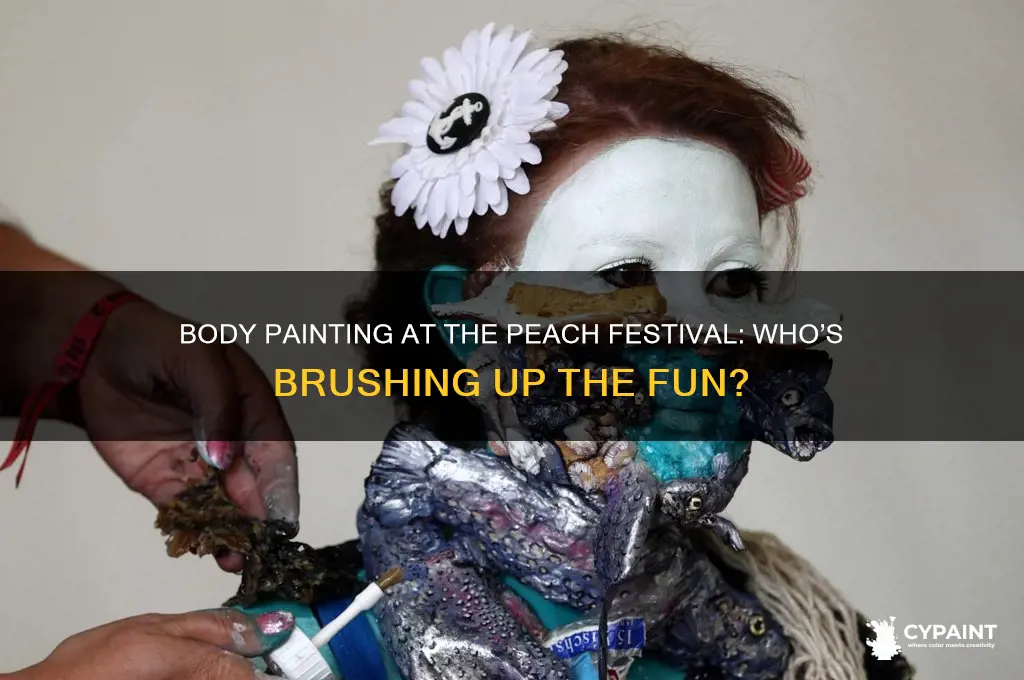 Body Painting At The Peach Festival: Who’S Brushing Up The Fun? | CyPaint