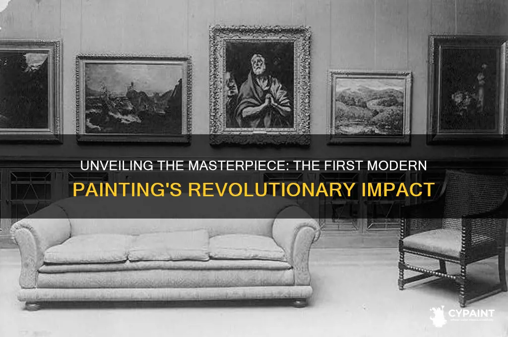 Unveiling The Masterpiece: The First Modern Painting's Revolutionary ...