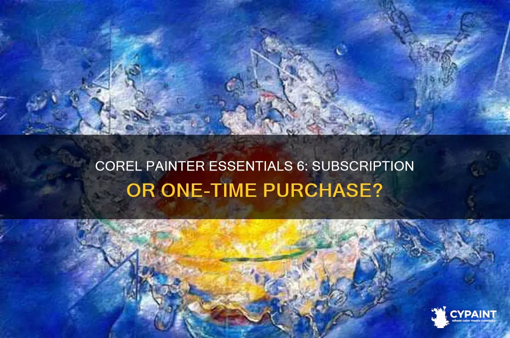 Corel Painter Essentials 6: Subscription Or One-Time Purchase? | CyPaint