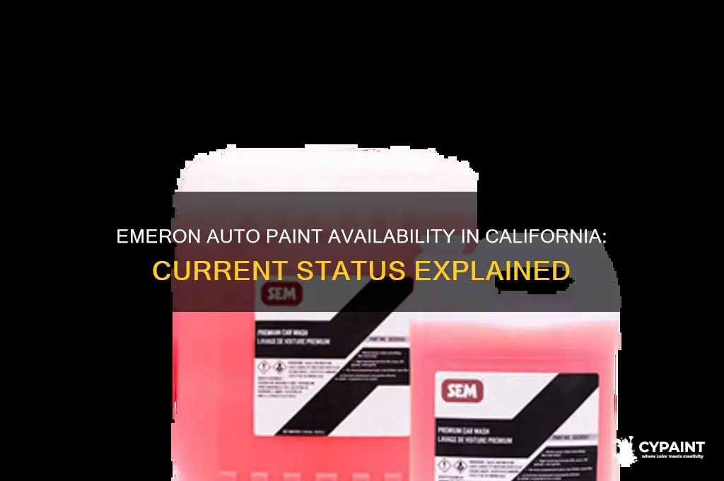 Emeron Auto Paint Availability In California: Current Status Explained ...