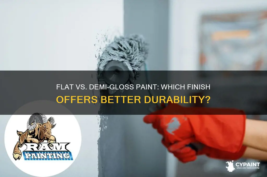 Flat Vs. Demi-Gloss Paint: Which Finish Offers Better Durability? | CyPaint