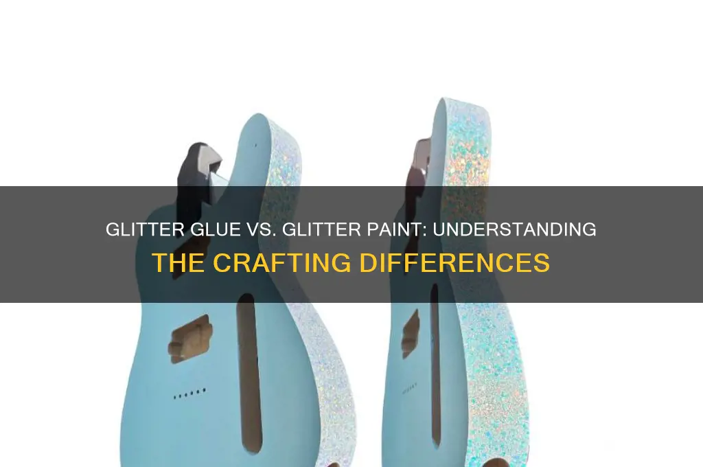 Glitter Glue Vs. Glitter Paint: Understanding The Crafting Differences ...