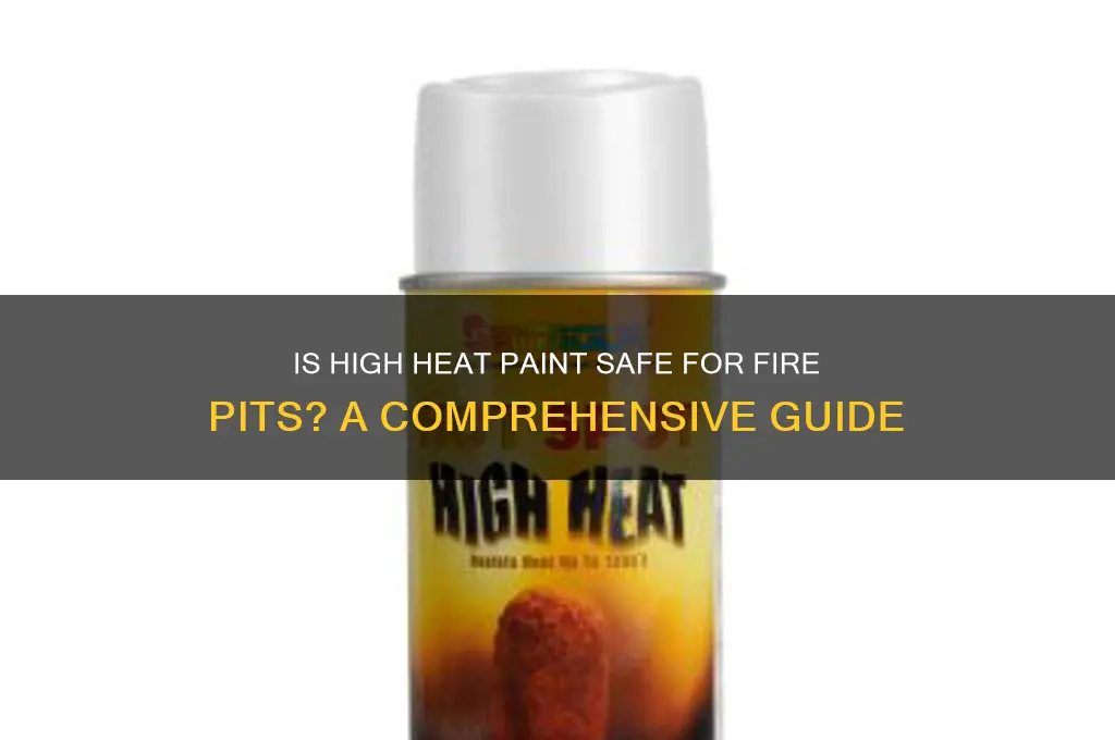 Is High Heat Paint Safe For Fire Pits? A Comprehensive Guide | CyPaint