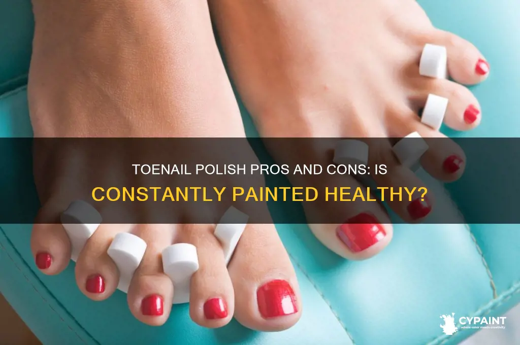 Toenail Polish Pros And Cons: Is Constantly Painted Healthy? | CyPaint