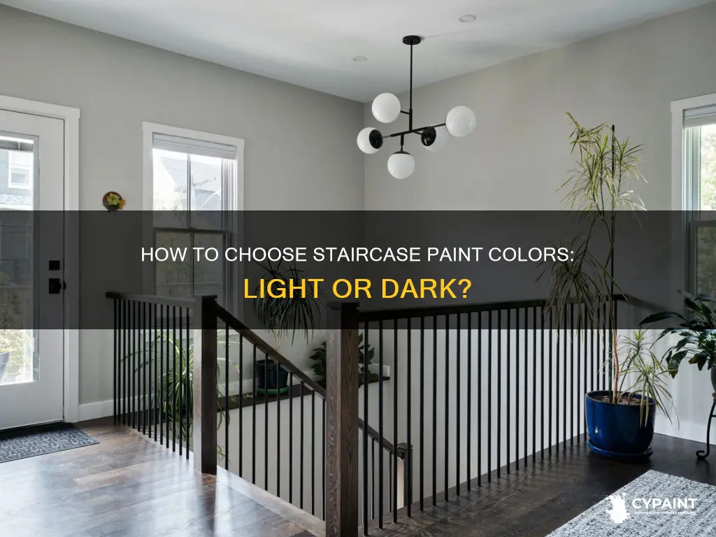 How To Choose Staircase Paint Colors: Light Or Dark? | CyPaint