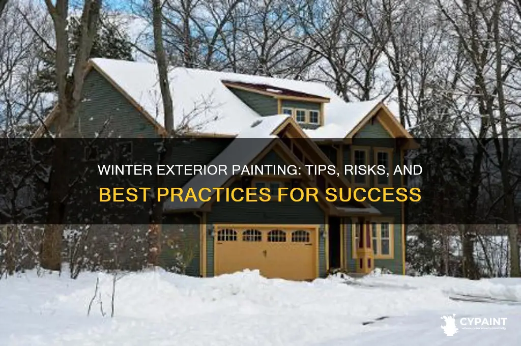 Winter Exterior Painting: Tips, Risks, And Best Practices For Success ...
