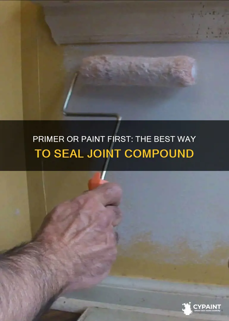 Primer Or Paint First: The Best Way To Seal Joint Compound | CyPaint
