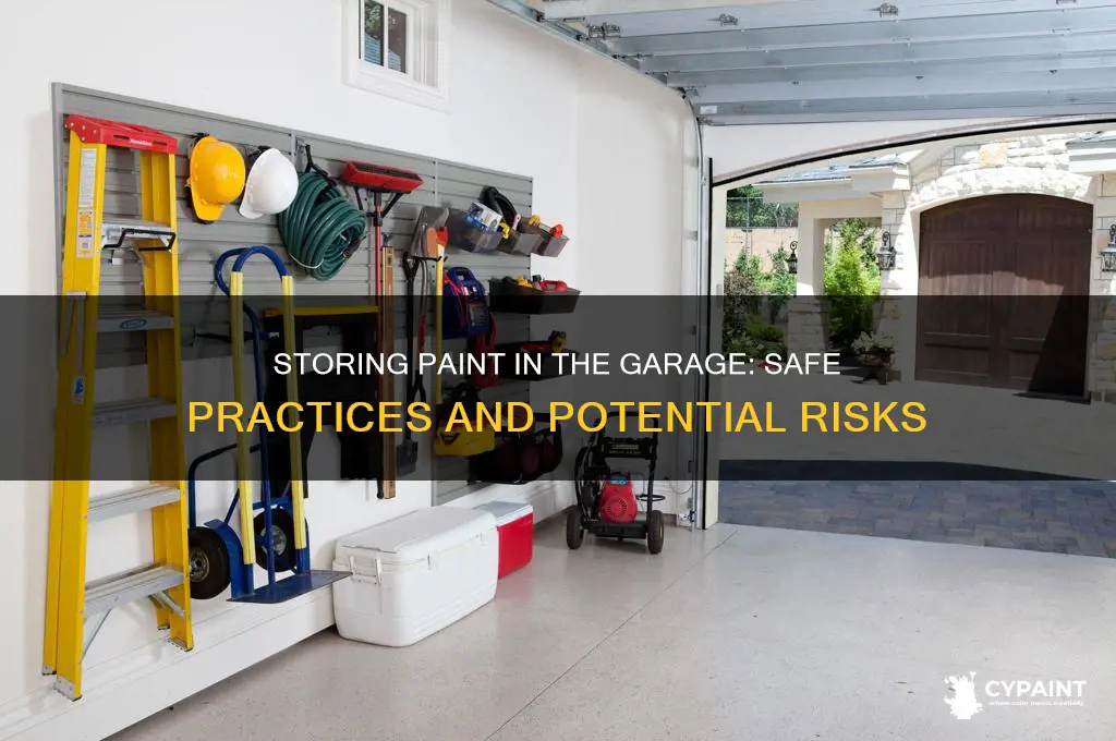 Storing Paint In The Garage: Safe Practices And Potential Risks | CyPaint