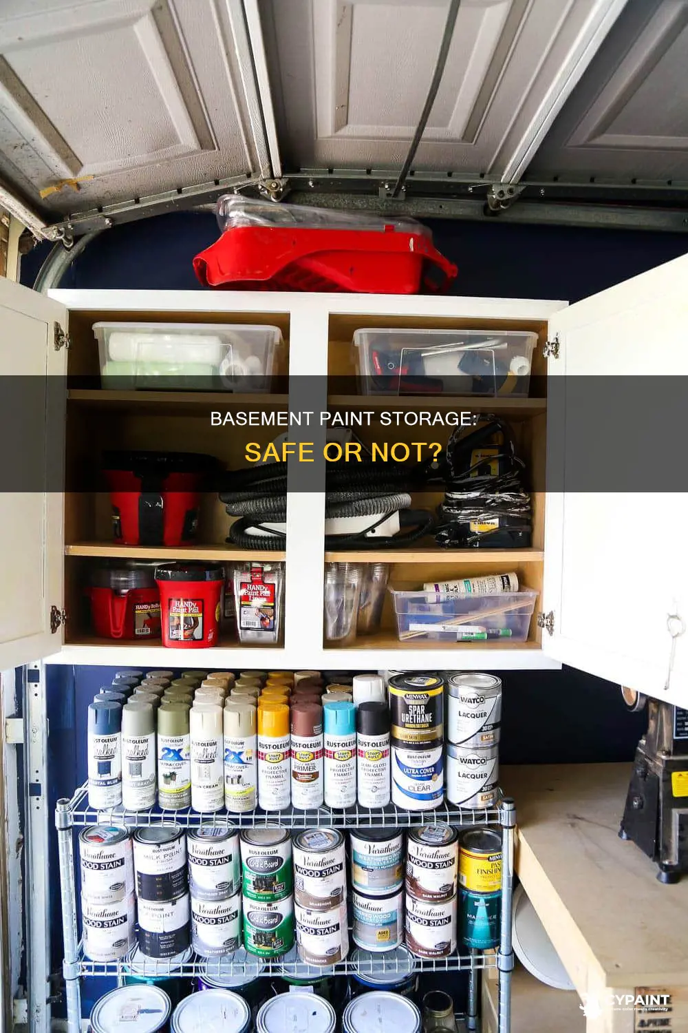 Basement Paint Storage: Safe Or Not? | CyPaint