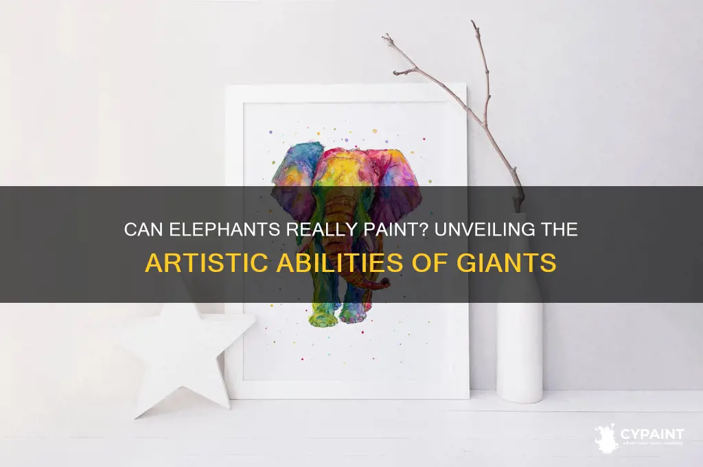 Can Elephants Really Paint? Unveiling The Artistic Abilities Of Giants ...